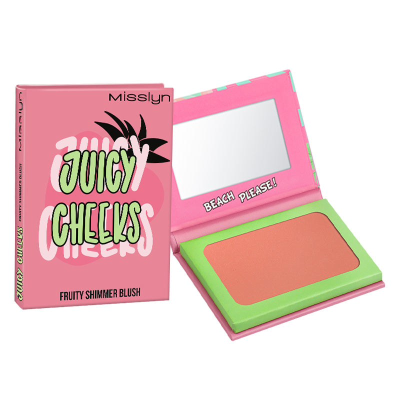 Juicy Cheeks Fruity Shimmer Blush – Misslyn Cosmetics
