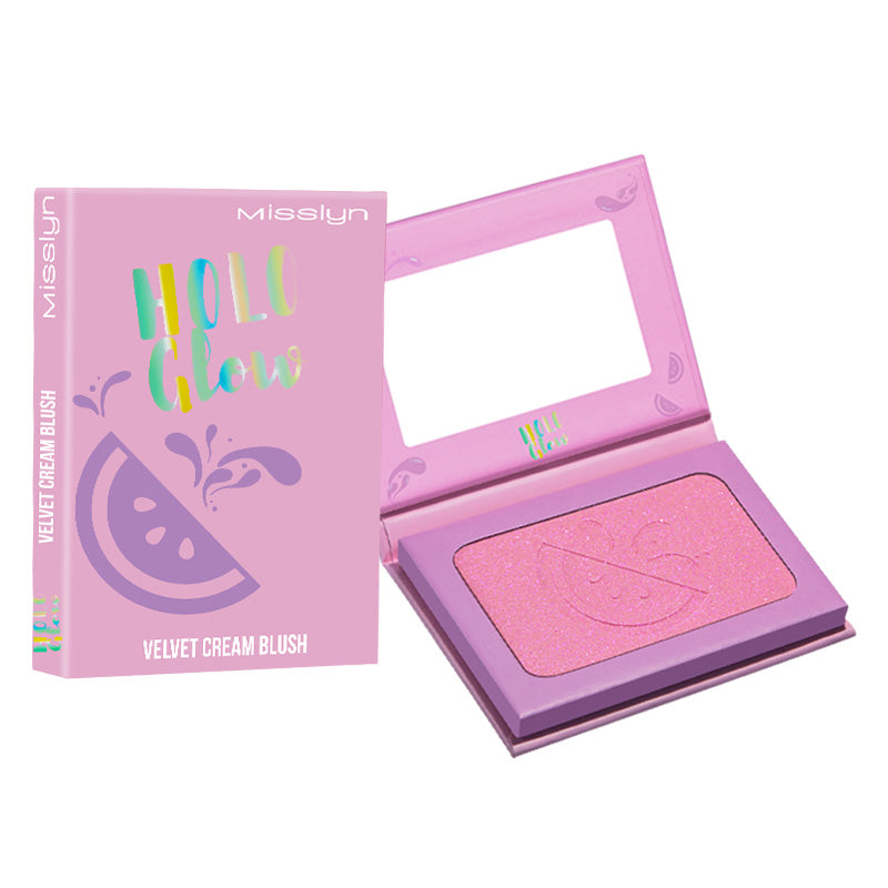 Holo Glow Velvet Cream Blush – Misslyn Cosmetics