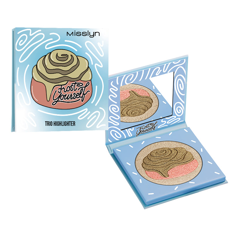 Frost Yourself Trio Highlighter – Misslyn Cosmetics